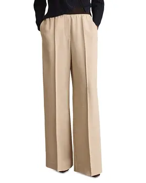 REISS Wilde Wide Leg Trousers