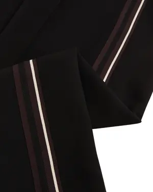 REISS Side Stripe Wide Leg Trousers