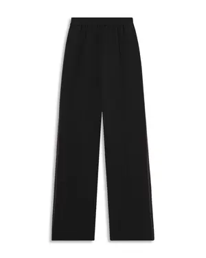 REISS Side Stripe Wide Leg Trousers