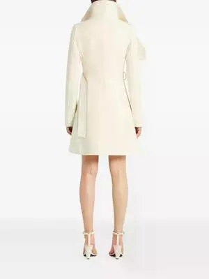 COURREGES Asymmetrical-collar Coat - Neutrals
