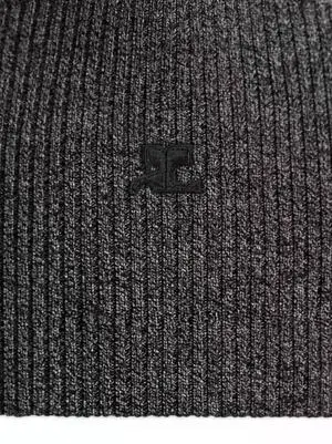 COURREGES Ribbed-knit Beanie