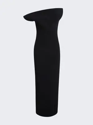 Khaite Cato Strapless Dress - Black