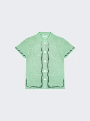 Calle Del Mar Garden Party Short Sleeve Shirt - Green