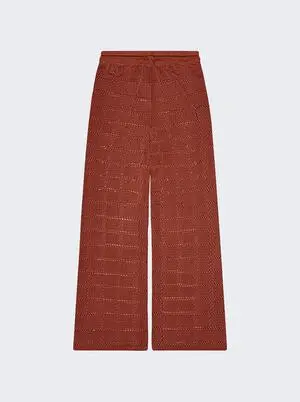 Calle Del Mar Patchwork Pant - Brown