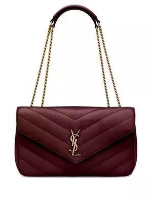 Saint Laurent Loulou Medium Shoulder Bag - Red
