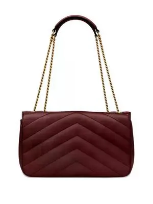 Saint Laurent Loulou Medium Shoulder Bag - Red