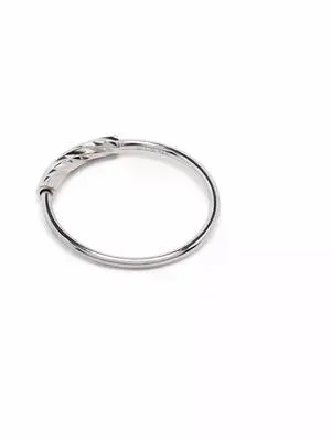 MARIA BLACK 14kt White Gold Nancy 12 Single Hoop Earring