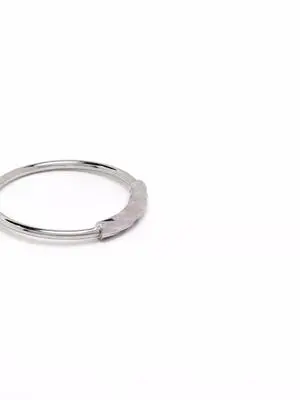 MARIA BLACK 14kt White Gold Nancy 12 Single Hoop Earring