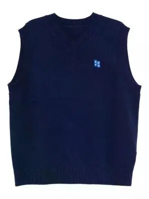 ADER ERROR Knitted Vest - Blue