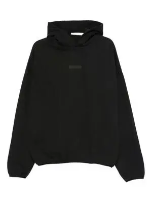 Fear Of God Logo-plaque Hoodie - Black