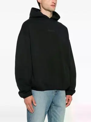 Fear Of God Logo-plaque Hoodie - Black