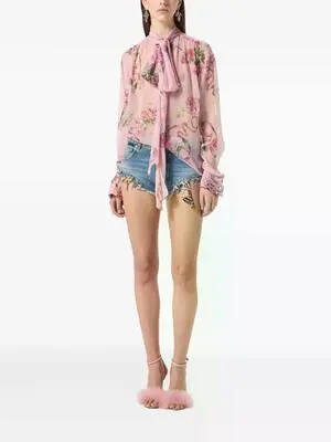 Blumarine Mini Denim Shorts