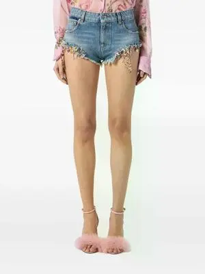 Blumarine Mini Denim Shorts