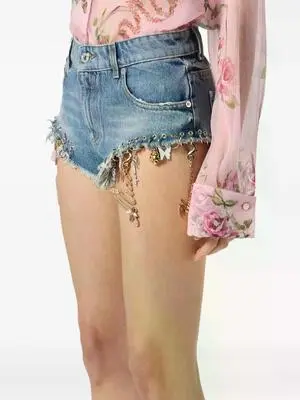 Blumarine Mini Denim Shorts