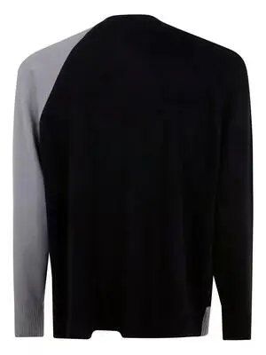 Y3 Raglan-sleeve Panelled Jumper