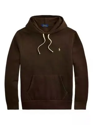 Polo Ralph Lauren Long-sleeve Hoodie With Embroidered Logo - Brown