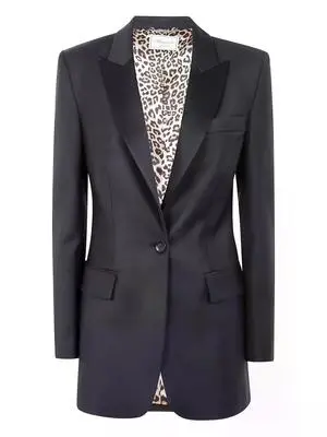Blumarine Satin Single-breasted Blazer