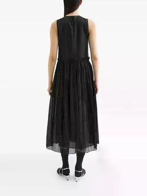 JIL SANDER Pleated Sleeveless Dress