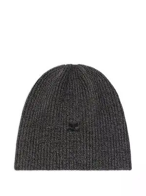 COURREGES Ribbed-knit Beanie - Grey