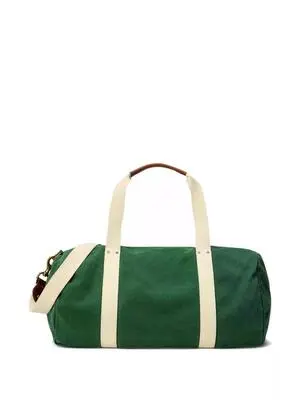 Ralph Lauren Embroidered Canvas Duffle Bag