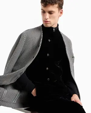 Giorgio Armani Virgin Wool Mock Neck Jumper