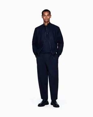 Giorgio Armani Virgin Wool Mock Neck Jumper