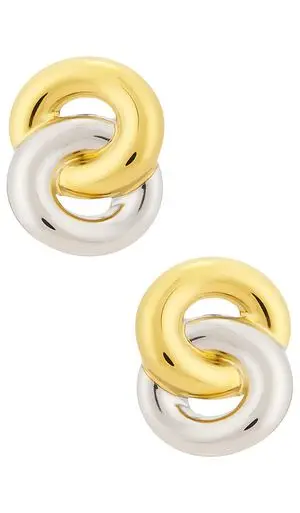 8 Other Reasons Lou Stud Earrings - Two Tone