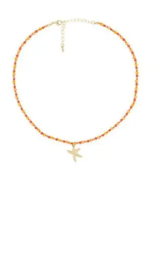 8 Other Reasons Mini Keys Choker - Orange