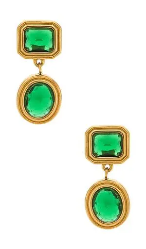 8 Other Reasons Ace Drop Earrings - Green
