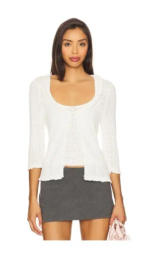 Majorelle Frill Cardigans For Women