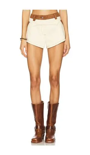 Women's Cream Shorts
