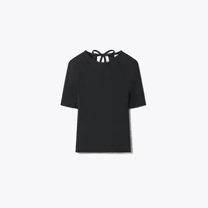 Tory Burch Ribbed Cotton Pullover