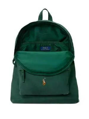 Polo Ralph Lauren Canvas Backpack With Embroidered Logo