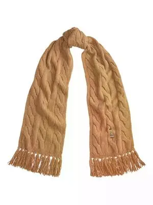 Polo Ralph Lauren Cable-knit Fringed Scarf