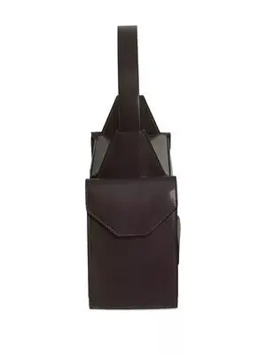 MERRYL TIELMAN Barbara Leather Shoulder Bag - Brown