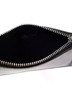 Max Mara Leather Zip Pouch