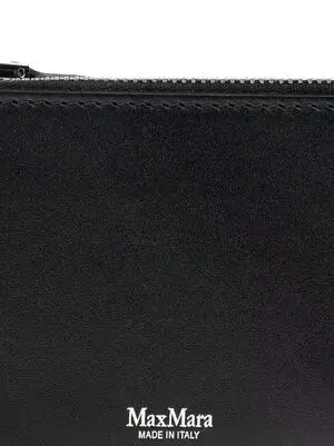 Max Mara Leather Zip Pouch
