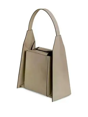 MERRYL TIELMAN Angelo Leather Tote Bag - Neutrals