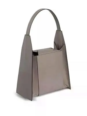 MERRYL TIELMAN Angelo Leather Tote Bag - Grey
