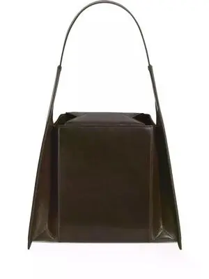 MERRYL TIELMAN Angelo Leather Tote Bag - Brown