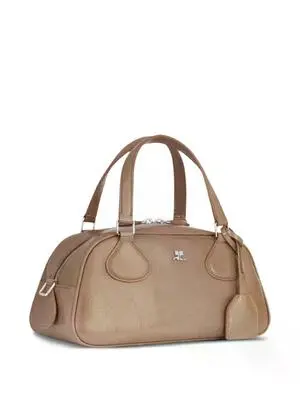 COURREGES Friday Leather Shoulder Bag - Neutrals