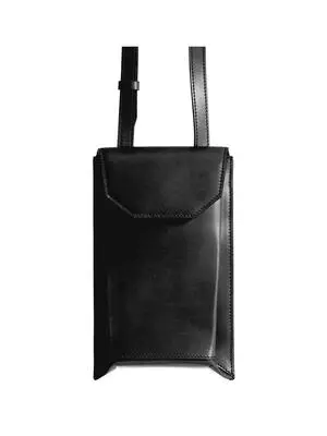 MERRYL TIELMAN Joost Leather Cross Body Bag - Black