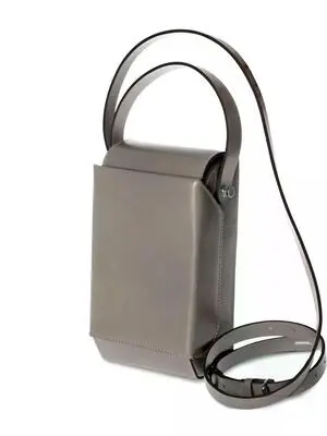 MERRYL TIELMAN Flap Cross Body Bag With Top Handle - Grey