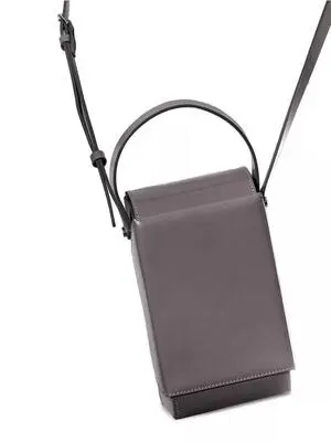 MERRYL TIELMAN Flap Cross Body Bag With Top Handle - Grey