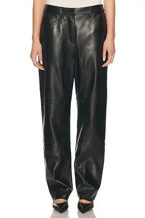 JIL SANDER 115 Leather Trousers