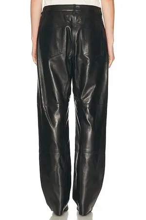 JIL SANDER 115 Leather Trousers