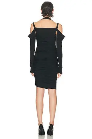 Attico Long Sleeve Midi Dress