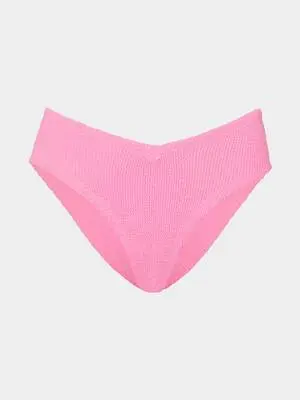 Hunza G V-waist Bikini Bottom - Bubblegum