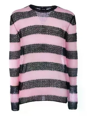 We11Done Striped Mohair Sweater
