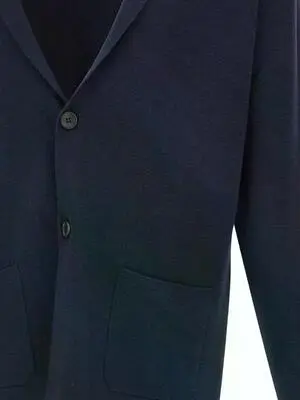 FILIPPO DE LAURENTIIS Peak-lapel Wool Cardigan